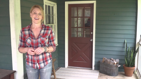 Amy Matthews DIY: How to Install an Exterior Door and Door Frame [VIDEO]